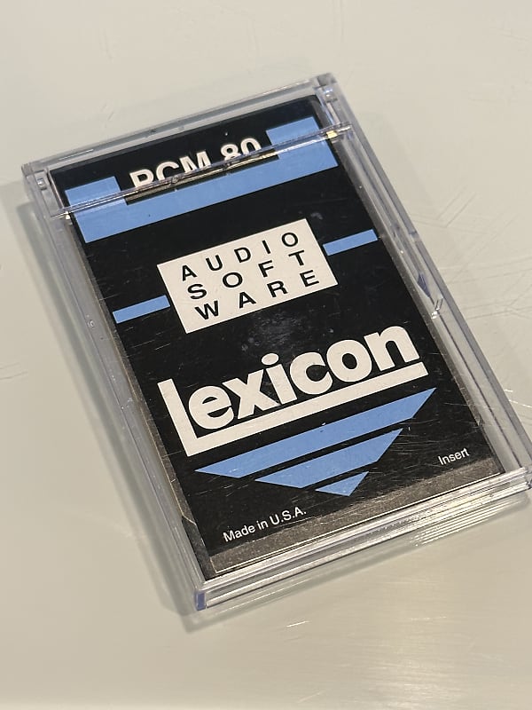 Lexicon PCM 80 Digital Effects Processor 1995 - Black / Blue | Reverb