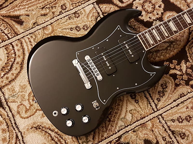 Gibson SG Standard P90 2011 Ebony w/ OHSC and Paperwork | Reverb