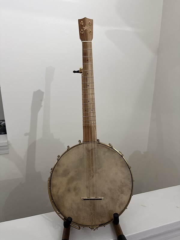 Beansprout Short Scale Banjo 2021 - Cherry/Maple | Reverb