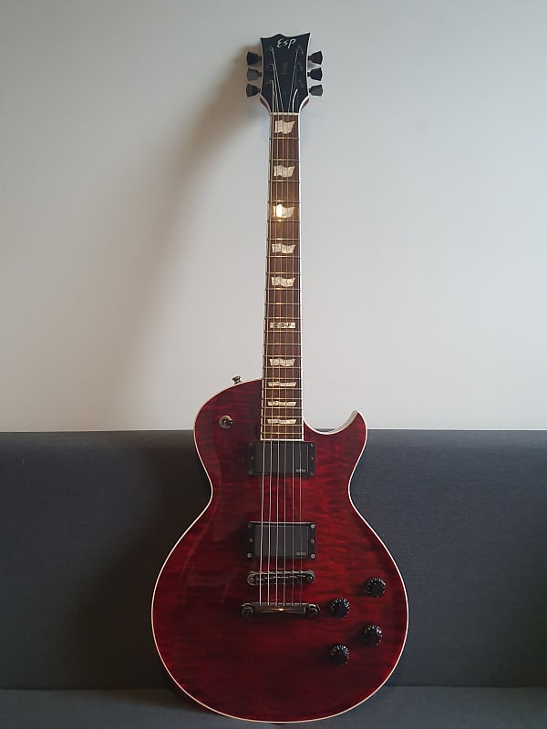ESP Eclipse II - 4 Knobs 2010 See Thru Black Cherry | Reverb