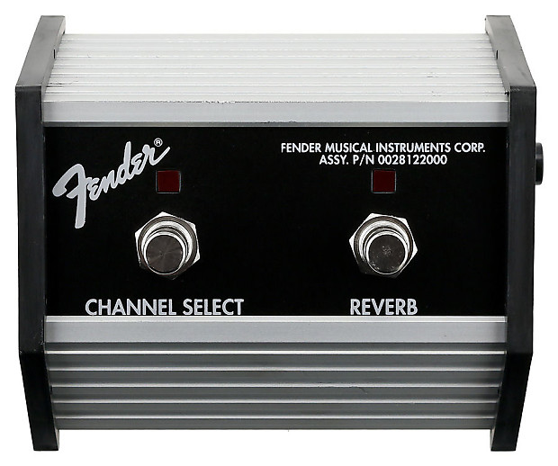 Fender 2-Button Channel/Reverb Footswitch | Reverb