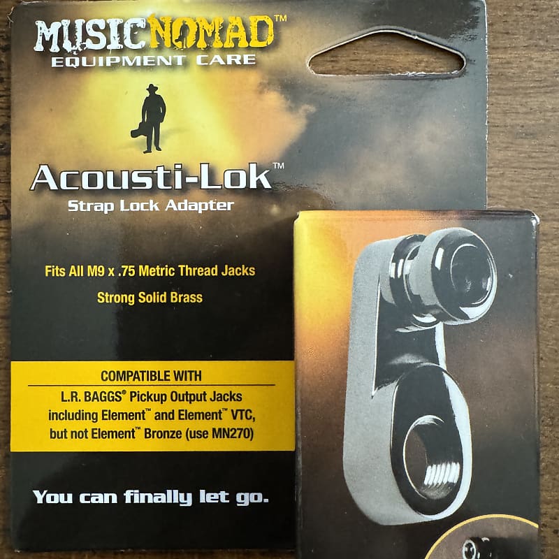 Music Nomad Acousti-Lok Strap Lock Adapter for Metric Output | Reverb