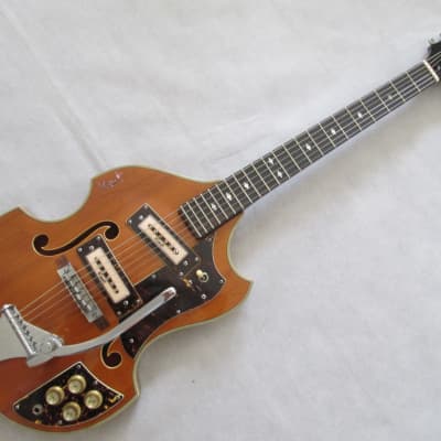 Kent 6 string electric c.1967 brown/sunburst | Reverb