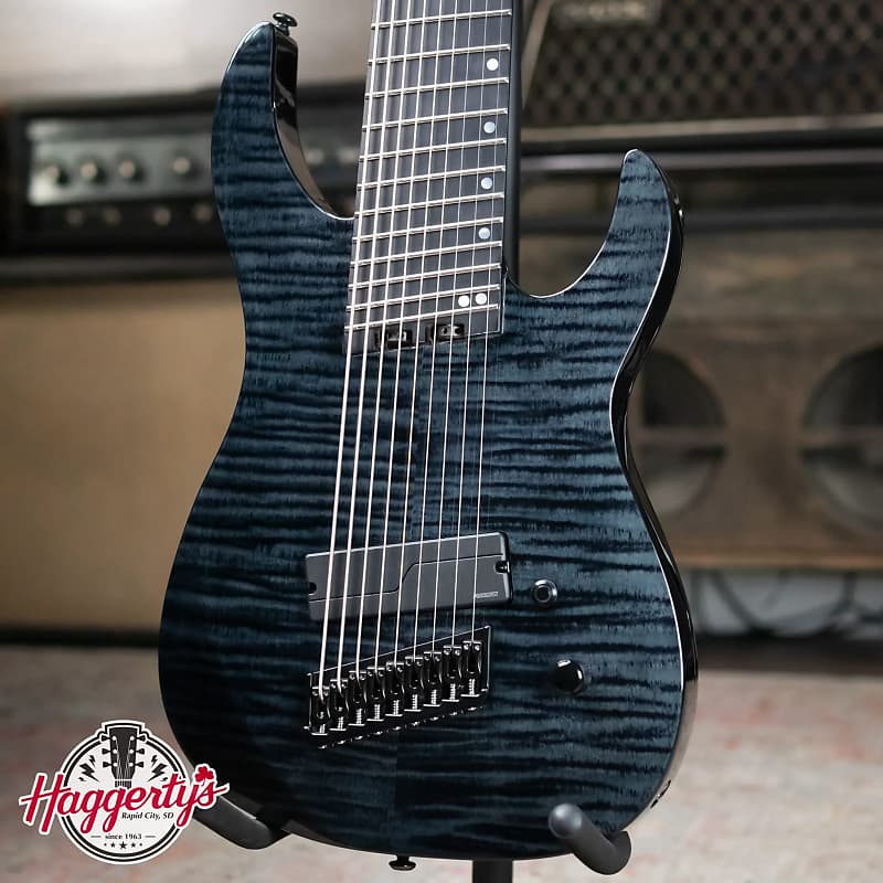 Legator N9F 9-String Electric Guitar - Black with Gig Bag | Reverb