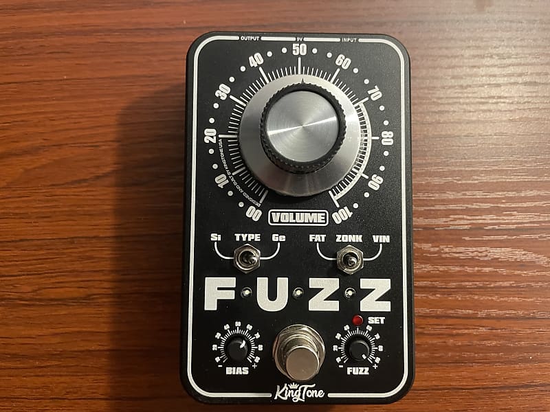 King Tone Guitar Mini Fuzz V2 - Black | Reverb