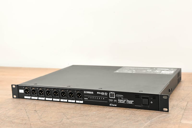 Yamaha Ro8-D Rio Series 8-Channel Remote Output Rack w/ Dante | Reverb