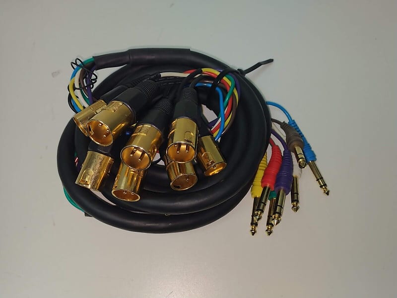 Pulsar High Grade Professional Audio Snake Cable 8 TRS to 8 | Reverb