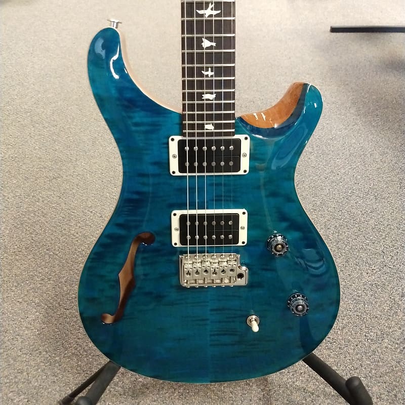 New 2023 PRS CE 24 Semi-Hollow Blue Matteo with PRS Signature | Reverb