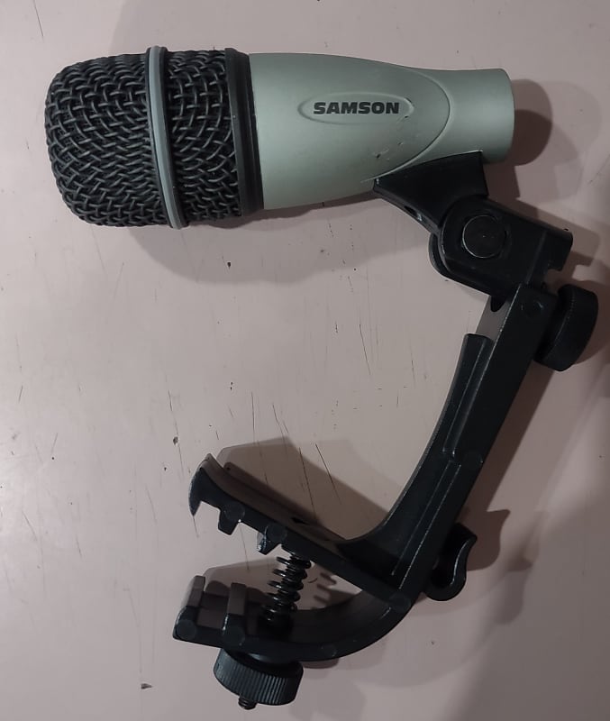 Samson Q Tom Drum Microphone w/Mounting Clip - Grey/Black | Reverb