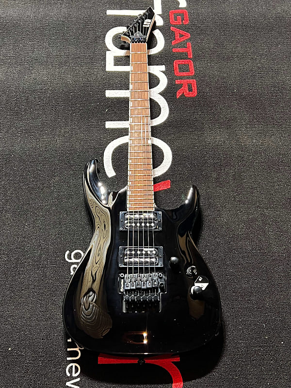 ESP LTD MH-200 Solidbody Electric Guitar - Black | Reverb