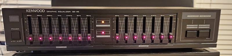 Kenwood Vintage Kenwood GE-45 Stereo Graphic Equalizer (1986) | Reverb