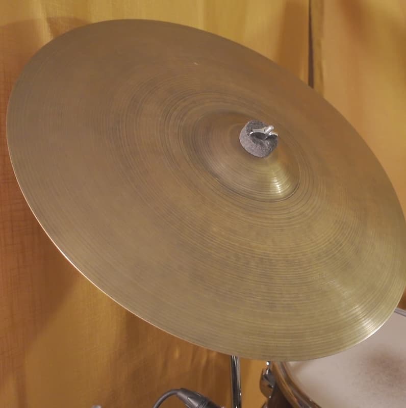 19" VINTAGE 1950's Old A Zildjian Crash Cymbal 1620 Grams | Reverb