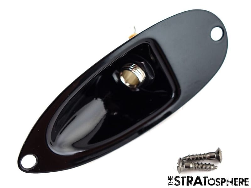 Fender Aerodyne Jazz J Bass OUTPUT JACK + Plate Guitar Parts | Reverb