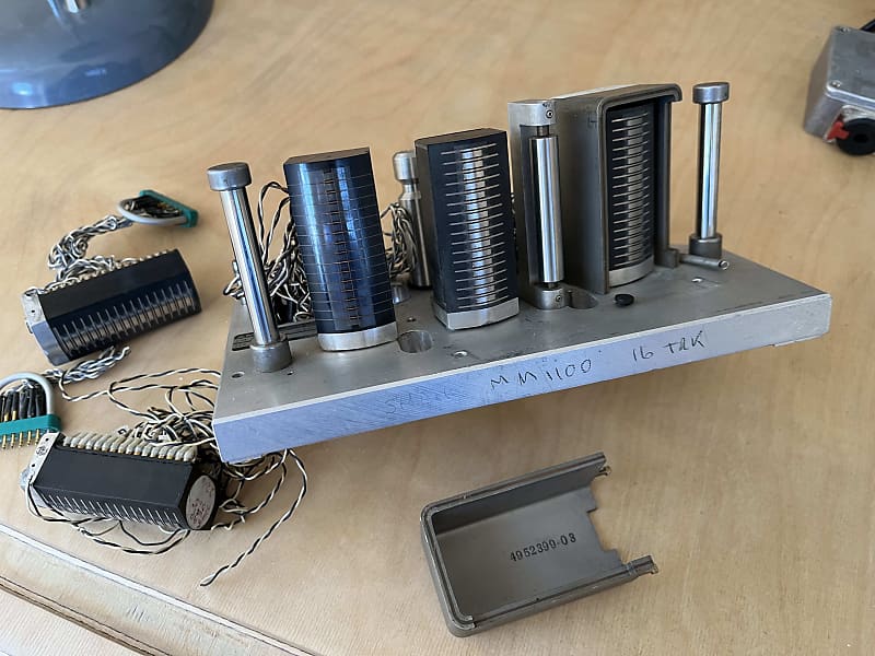 Ampex mm1200 mm1100 16 track headstack with spare heads | Reverb