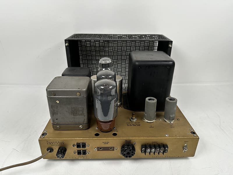 Vintage Heathkit W-5M Mono Tube Amplifier Amp (Serviced, w/ | Reverb