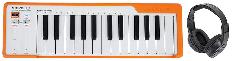 Arturia Microlab Blue USB MIDI 25-Key Keyboard Controller + | Reverb