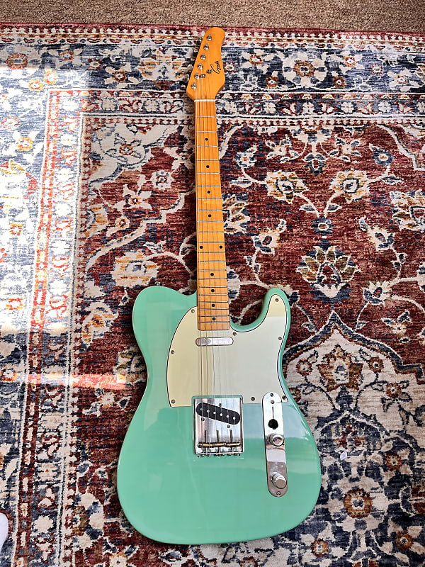 Gould Telecaster - Sea Green with Upgraded Pickups and | Reverb UK