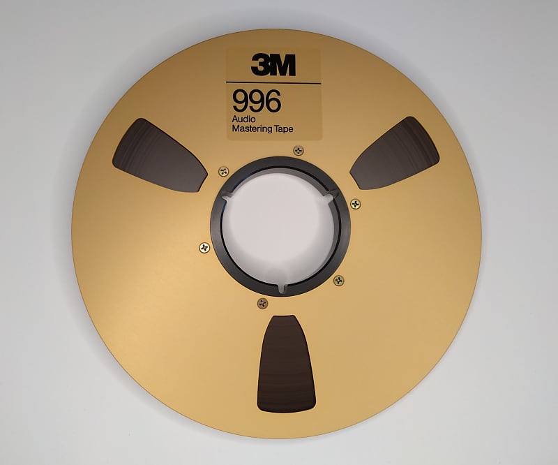 3M 996 Unused Audio Mastering Tape 1/2in. × 2500ft - Gold | Reverb
