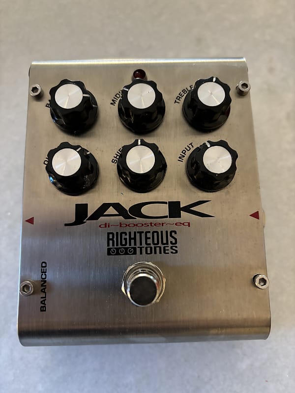 Righteous Tones Jack DI Booster EQ Pedal | Reverb