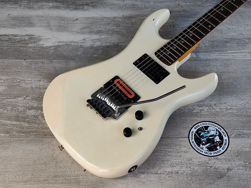 1980's Kramer Striker 200ST HH Superstrat (Aged White) | Reverb