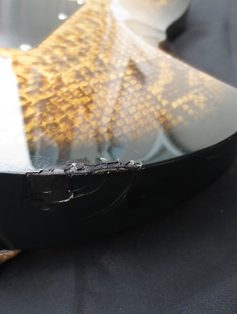 1989 Ibanez RG Snake Skin Finish Made in Japan + Original | Reverb