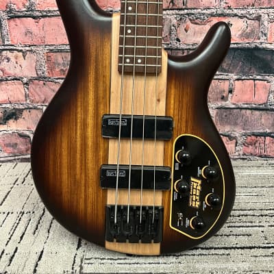 Cort Artisan Series A6 6-String Electric Bass, Open Pore | Reverb