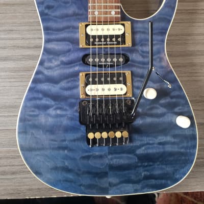 Ibanez RG4EX1 Guitar Body 2006 - Blue Quilted Maple | Reverb