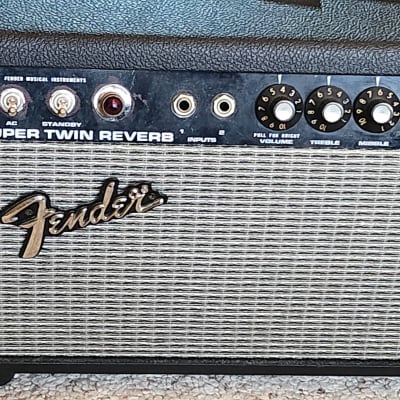 Fender Super Twin Reverb 180-Watt Head RARE! 1976-1980 | Reverb