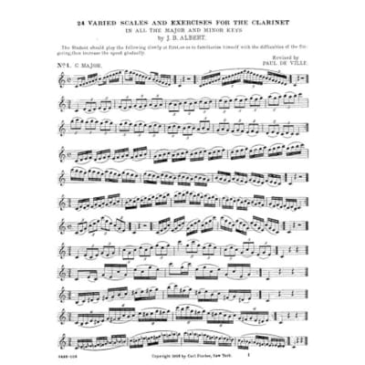 24 Varied Scales And Exercises For Clarinet | Reverb