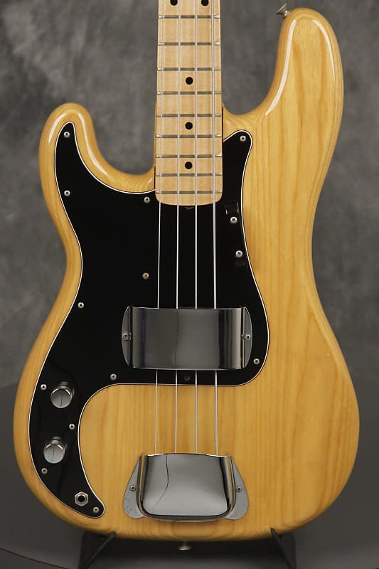 1977 Fender Precision Bass Natural LEFT-HANDED | Reverb Australia