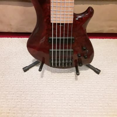 Roscoe Roscoe custom SKB 3006 USA 6-String Bass Guitar Mid | Reverb