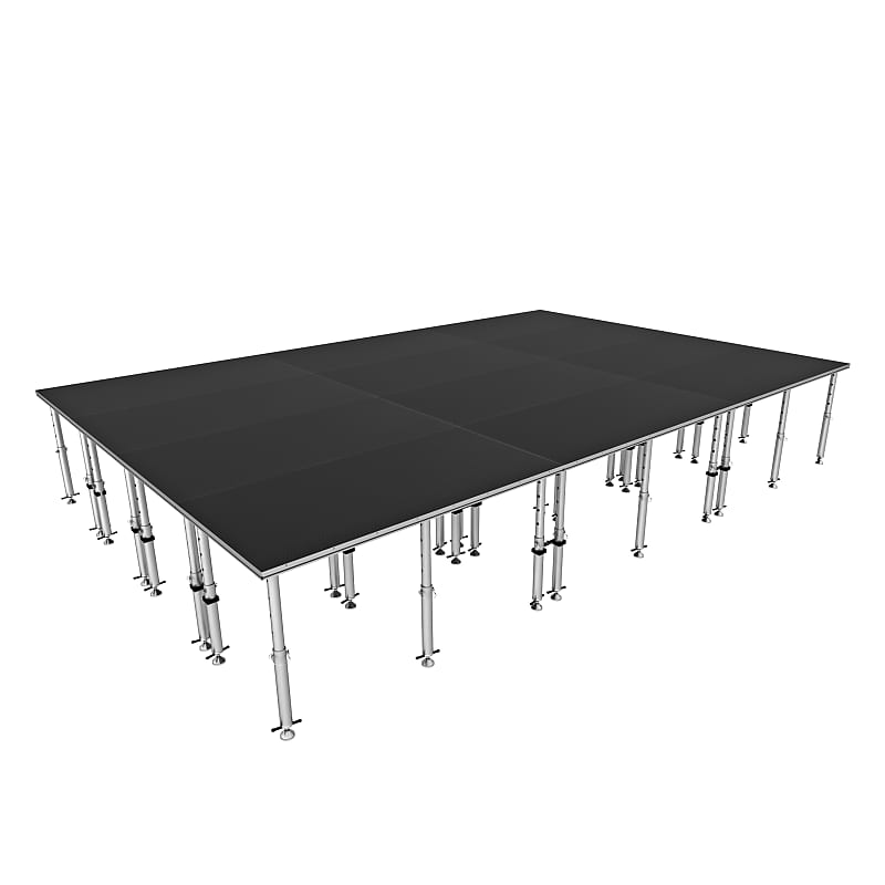 ProX XSQ-16x24PKG48 16FT x 24FT StageQ 12 Stage Platforms 4FT | Reverb