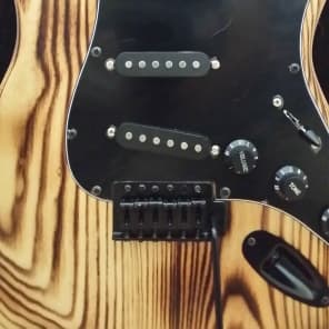 Custom Stratocaster Torched Ash | Reverb