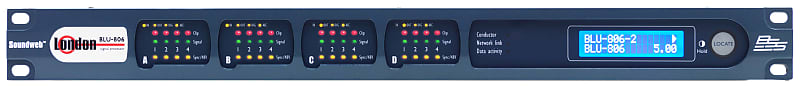 BSS BLU806 Signal Processor w/BLU link & Dante/AES67 :: Open | Reverb