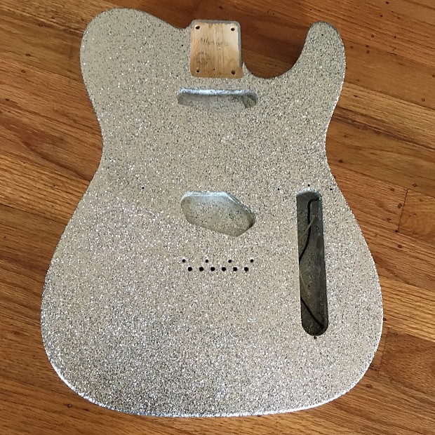 Marty Bell Custom Finishes Telecaster Style Sparkle Shiny | Reverb