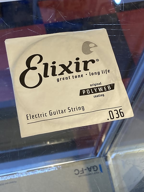 Elixir .036 Polyweb string | Reverb
