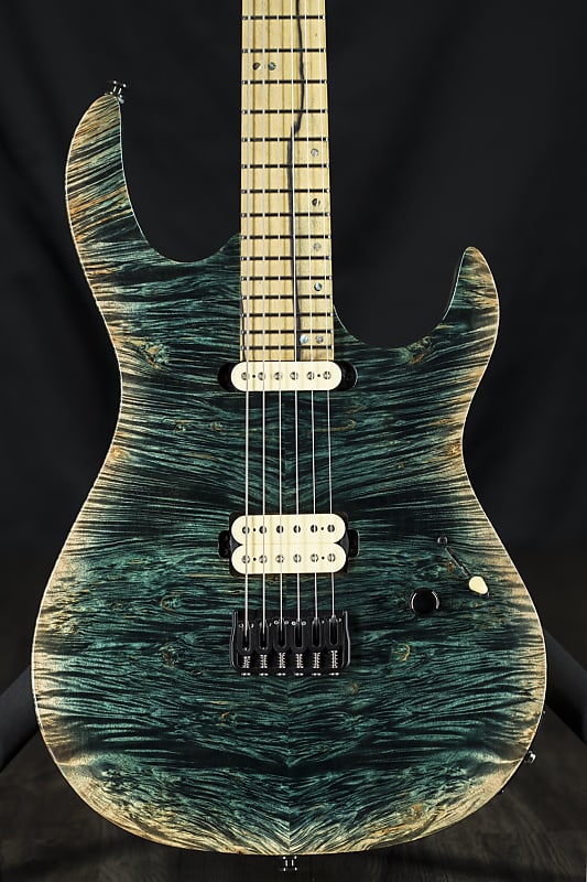 Kiesel Aries 6 Mastergrade Arctic Burst Burled Maple | Reverb
