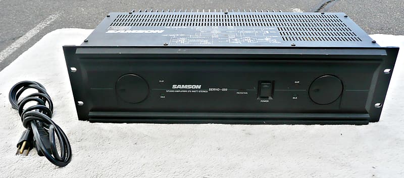 Samson Servo Pro 550 Stereo Power Amplifier - 275 Watts Per | Reverb