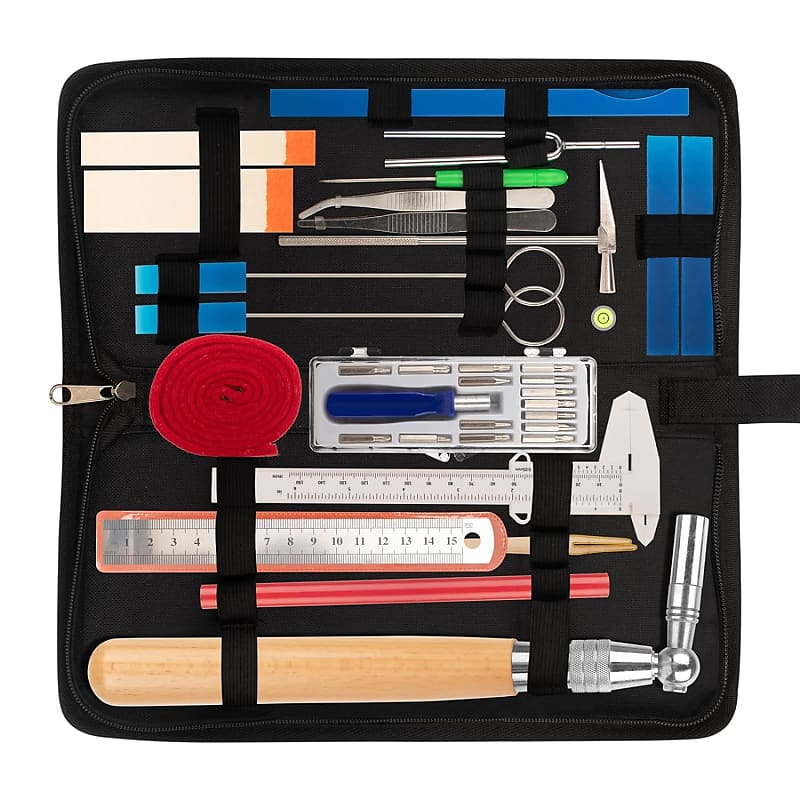 Professional 36Pcs Piano Tuning Kit, Piano Tuner Tool Set For | Reverb