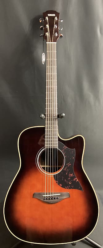 Yamaha A1R Dreadnought Cutaway Acoustic-Electric Guitar | Reverb