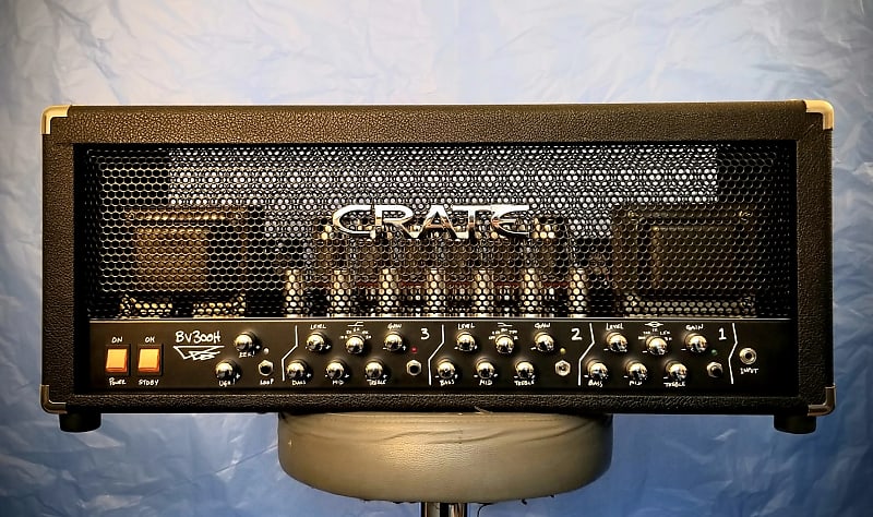 Crate BV300 Tall Head W/ Original Crate 4 Button Footswitch | Reverb