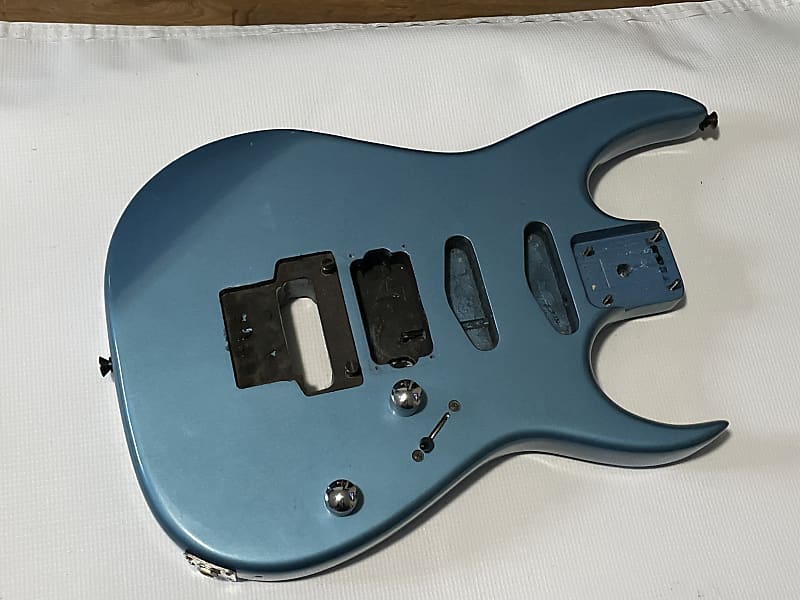 1992-93 Korean Ibanez EX360 Blue Basswood Guitar Body | Reverb UK