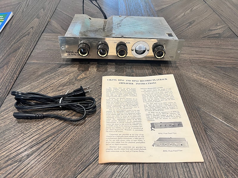 Vintage 1960 Viking RP61 High Fidelity Record playback tube | Reverb