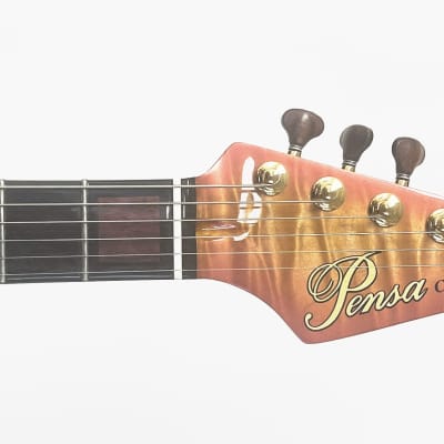 USA Pensa MK1 Custom Quilted Maple / Black Korina Electric | Reverb
