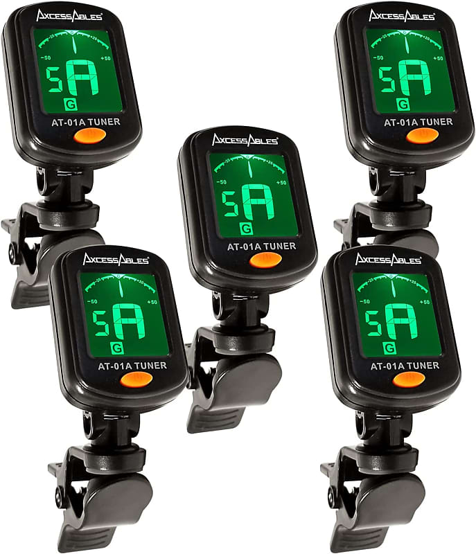 Versatile 2-inch Clip-on Instrument Tuner | Chromatic Tuner | Reverb