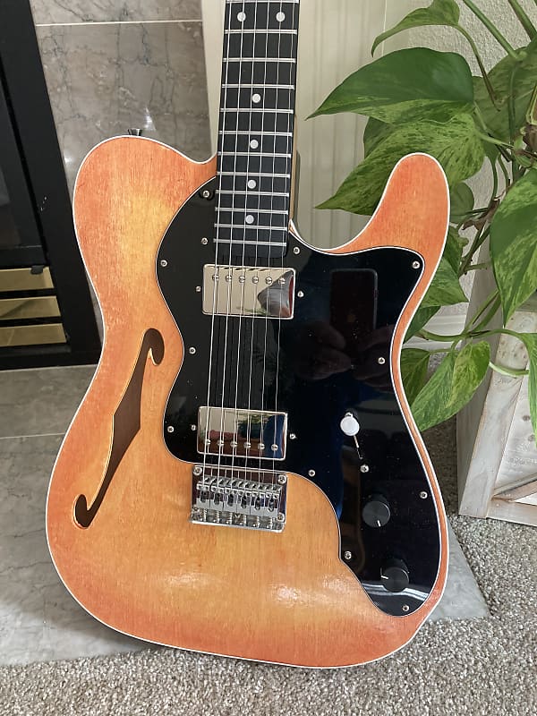 Custom Thinline Telecaster inspired Guitar w/Roasted Maple | Reverb