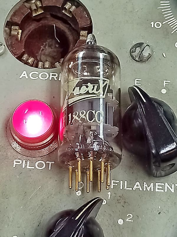 1968 Zaerix E188CC 7308 electron tube PHILIPS Holland | Reverb