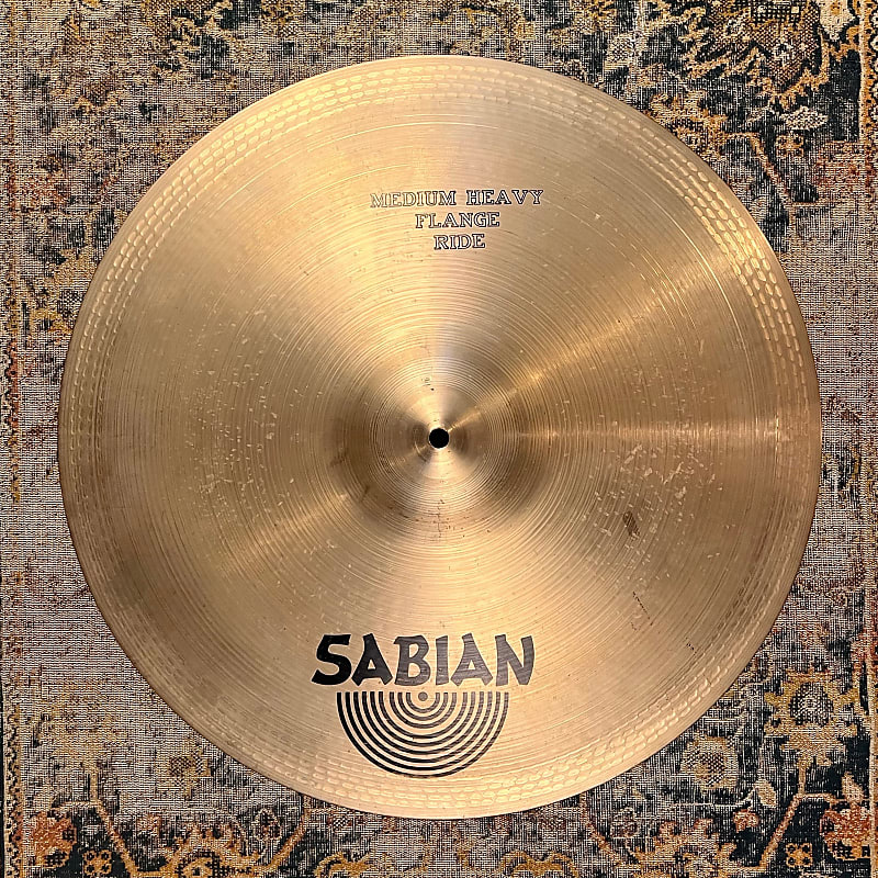 The First Sound Control? Vintage Sabian FLANGE RIDE Medium | Reverb