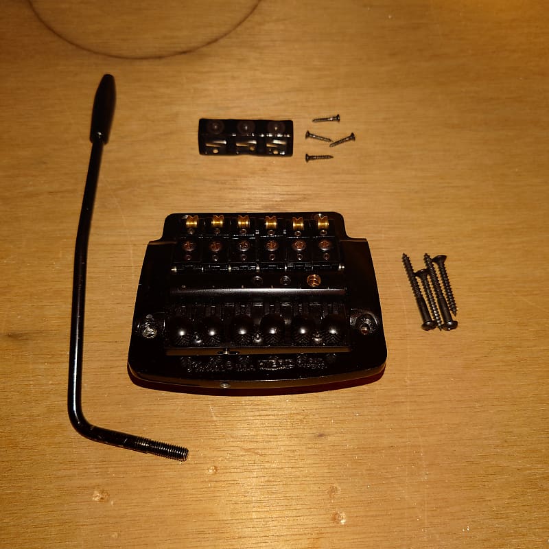 Kahler Hybrid - Black with behind the nut String Lock | Reverb