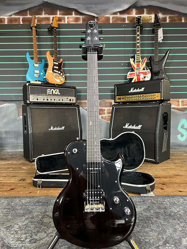 Shergold Provocateur SP01-SD Electric Guitar Thru-Black 2019 | Reverb